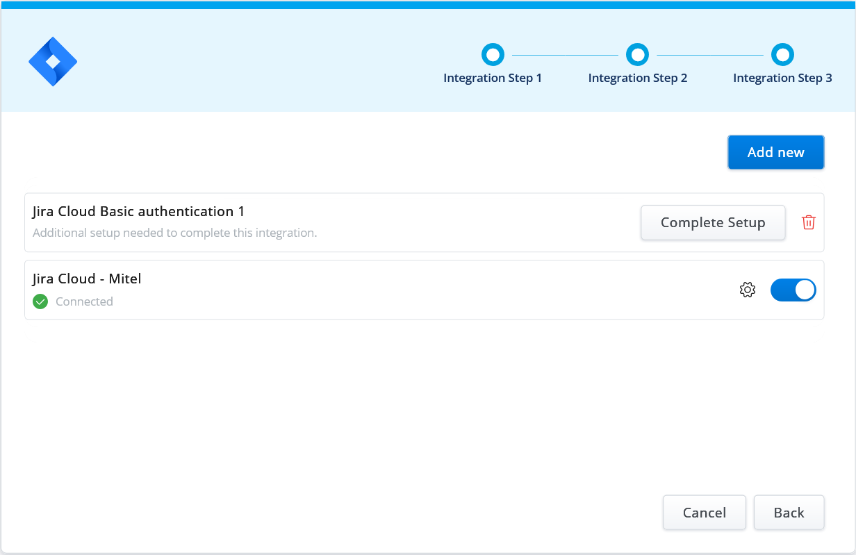 Create Jira Cloud Integration